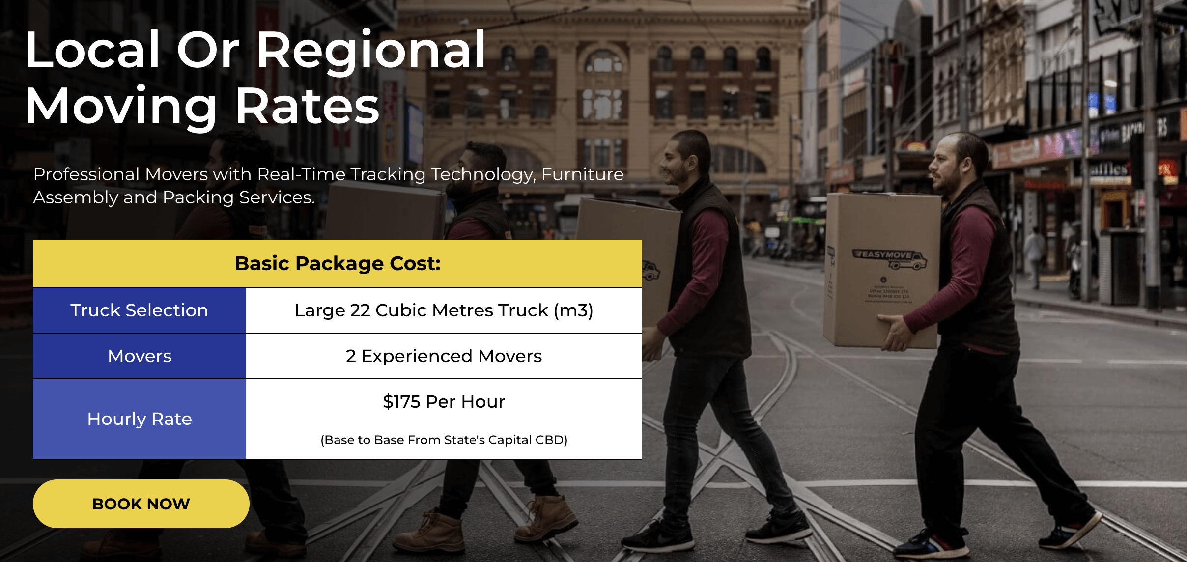 Easy Move Services and their Moving Rates - CampingComfortably